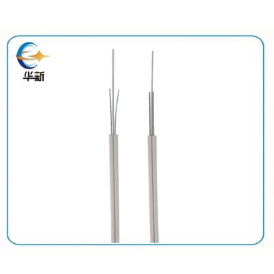 Cina GJXH FTTH Cable di caduta esterno/interno 1 Core SMF Tight Buffer Steel Wire Armored UV resistente per uso aereo/sottoterra in vendita
