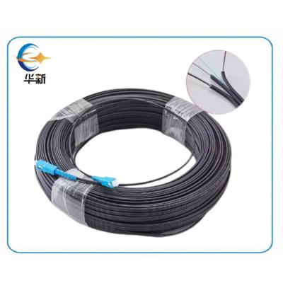 China Pre-connectorized Optical Fibre Cables Sc Upc Apc 1 2 4Core Indoor Outdoor Ftth Fiber Optic Drop Cable Patch Cord for sale