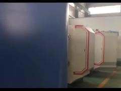 Web-based vacuum coating machine for packaging materials