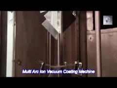 380v vacuum titanium pvd coating equipment for metal locks gold color