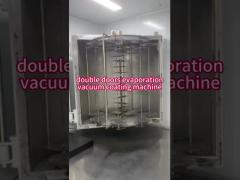 double doors evaporation vacuum coating machine