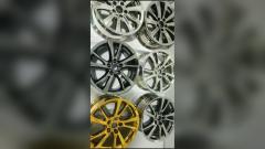 Car wheel hub vacuum coating