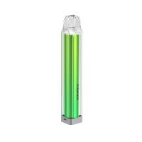 China Metal Bottom Cover Square Transparent Nightclub Electronic Cigarettes Small Puffs for sale