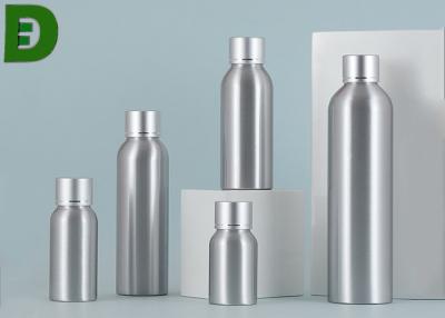China New 24/410 Metal bottle 30ml-250ml water Body Pump liquid Natural color of aluminum Cosmetic lotion bottle Metal custom for sale