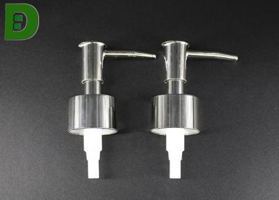 China 24/410 28/415 foam pump gel lotion sprayer pump silver plating Dispenser Plastic Liquid sprayer Soap cover for sale