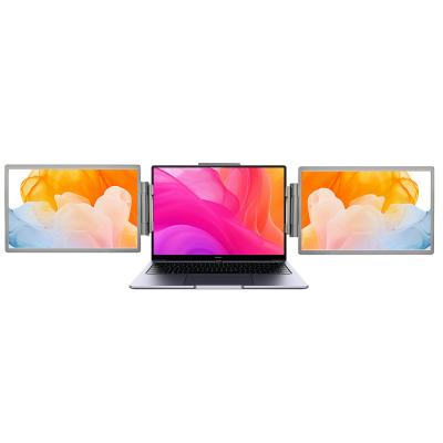 China 14inch FHD 100% SRGB  Portable Monitor For Laptop Dual Portable Screen 400nit for sale