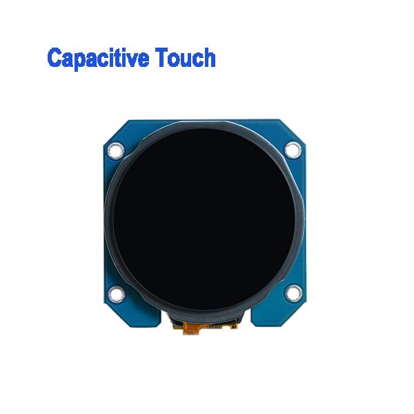 Quality 1.28-inch TFT LCD display, IPS screen, circular display, capacitive touch screen for sale