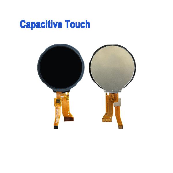 Quality 1.28-inch TFT LCD display, IPS screen, circular display, capacitive touch screen for sale