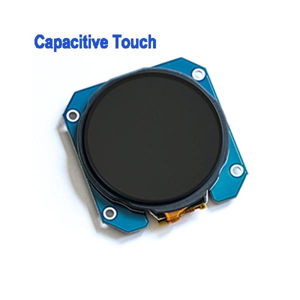 Quality 1.28-inch TFT LCD display, IPS screen, circular display, capacitive touch screen for sale