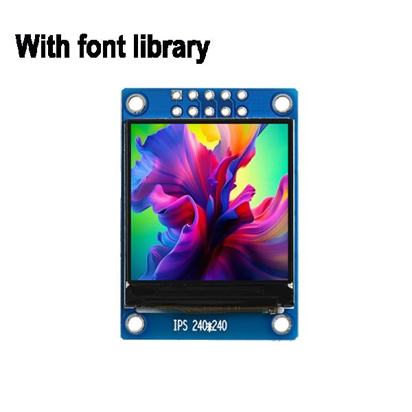 Quality 1.3-inch IPS 240X240 TFT high-definition LCD display with character library for sale
