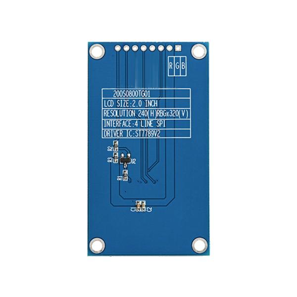 Quality 2.0-inch ST7789 driver for serial port screen with 240x320 TFT LCD display panel for sale