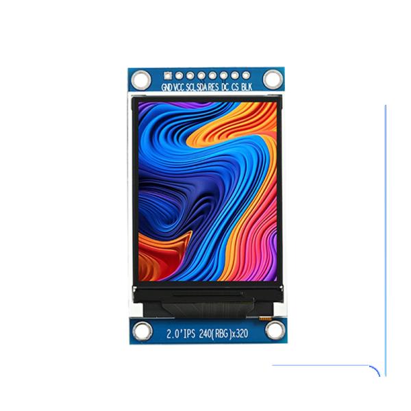 Quality 2.0-inch ST7789 driver for serial port screen with 240x320 TFT LCD display panel for sale