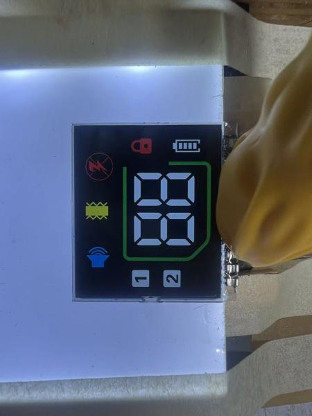 Quality VA Color Segmented LCD Display – Full Viewing Angle, Black Mask, Premium Quality for sale