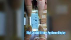 TN LCD Display with White LED Backlight 50.4x26.4mm 12 Pins for Kitchen Appliances