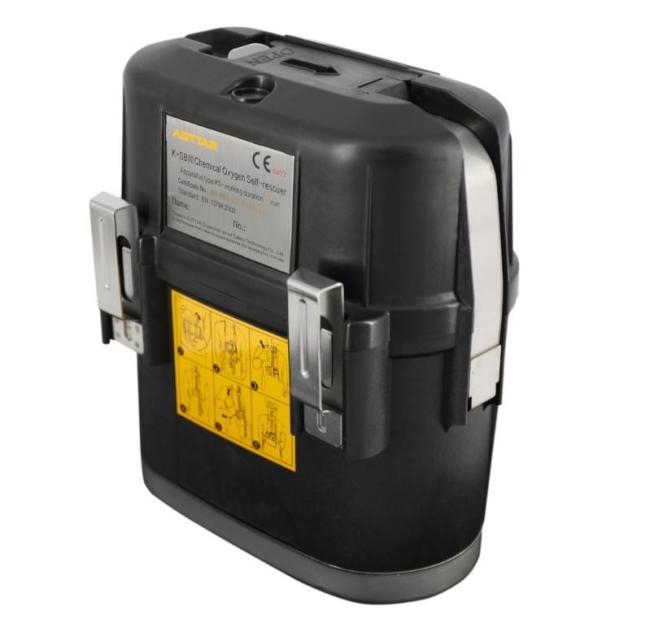 60 Minutes CE Certified Underground Safety PPE, Personal Respiratory Protection Self Rescuer
