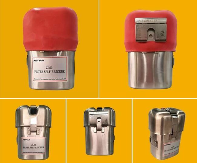 Zl60 Portable Coal Mine Use Filtered Self-Rescuer 60min