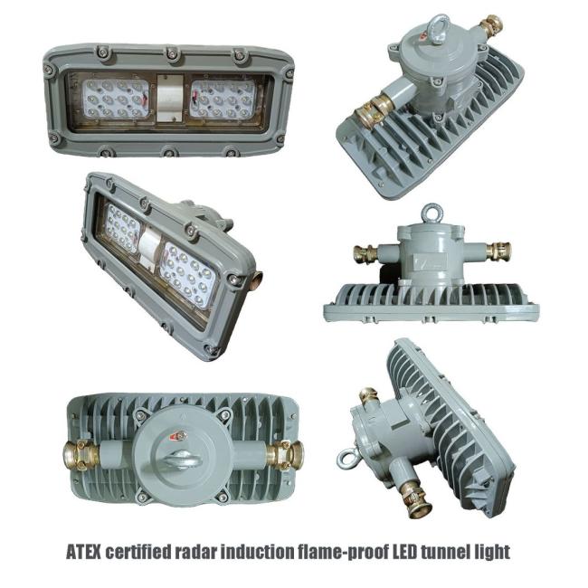 2022 New Product Dgs50ex Mine Radar Induction Flame-Proof LED Laneway Lamp Tunnel Light