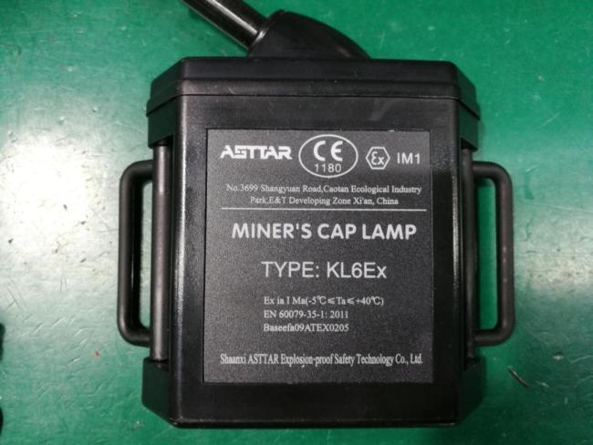 Explosion Proof Intrinsically Safe Coal Miner Lamp LED Corded Mining Cap Lamp Kl6ex