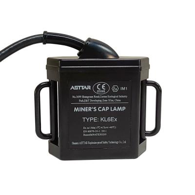 China Explosion Proof Intrinsically Safe Coal Miner Lamp LED Corded Mining Cap Lamp Kl6ex for sale