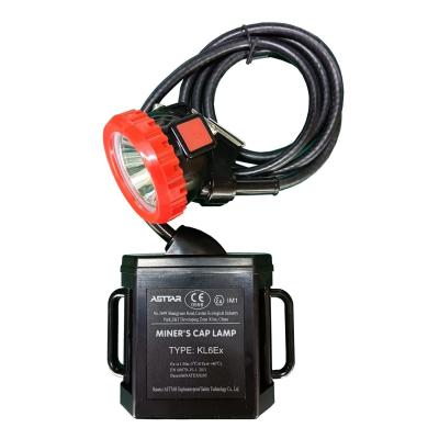 China Atex Approved LED Corded Underground Mining Safety Light Headlamp Cap Lamp Kl6ex for sale