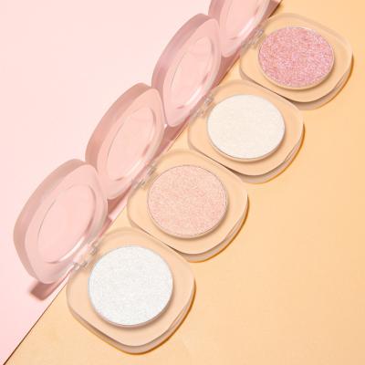 China OEM ODM brand long-lasting shiny vegetarian makeup highlighter, body highlighter, pressed powder highlighter, makeup highlighter for sale