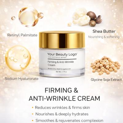 China OEM ODM Brand Customized Firming Anti-Wrinkle Cream Containing Retinol, Shea Butter, and Hyaluronic Acid to Reduce Wrinkles and Nourish Dry Skin for sale