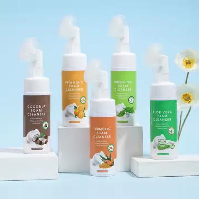China OEM ODM Customizable Formula Brand Tea Tree Sensitive Skin Cleansing Foam Makeup Remover Exfoliating Cleansing Mousse Exfoliating Nourishing Skin for sale
