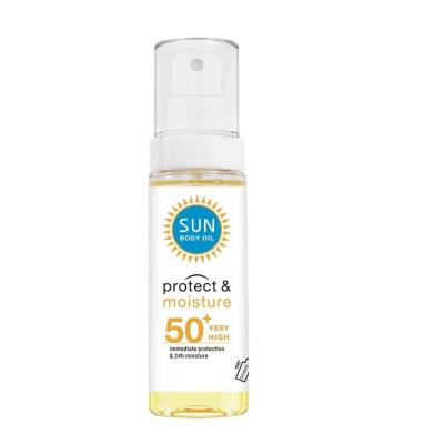 China OEM ODM Brand Customization 100ml Sunscreen Oil Lightweight Skincare Sun Protection Anti-Aging Face Cream for sale