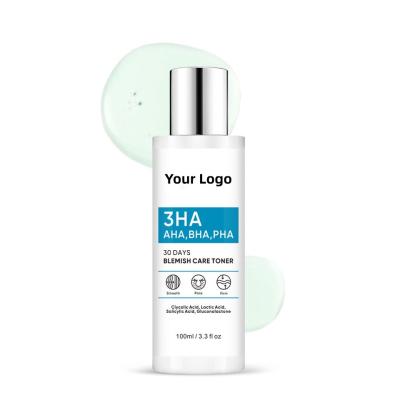 China OEM ODM Brand Skin Care Toner Glycolic Acid Whitening Acne Removing Skin Toner spray for sale