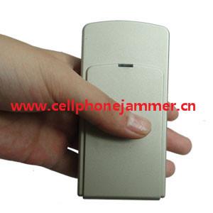 China Mini Portable Cell phone & GPS Jammer + Silvery(GSM,CDMA,DCS,GPS) for sale