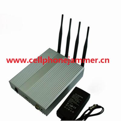 China 4 Antenna Cell Phone Signal Blocker with Remote Control for sale
