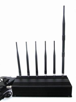 China 6 Antenna Cell phone LOJACK & RF Jammer (GSM,CDMA,DCS,PCS,LOJACK,RF315MHz/433MHz) for sale