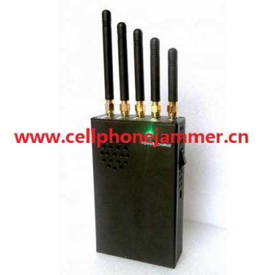 China 3W Portable 3G Cellphone Jammer & VHF Jammer & UHF Jammer for sale