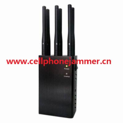 China 6 Antenna Portable WiFi 3G 4G Phone Signal Jammer remote control signal jammer for sale