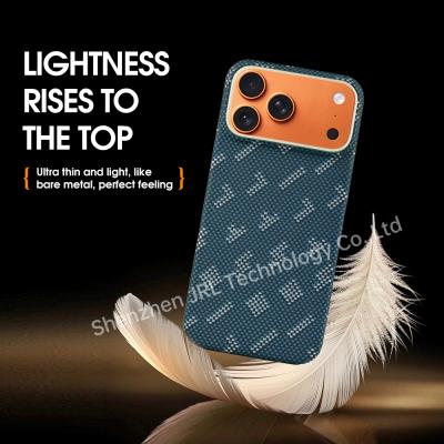 China Customized Pattern Premium Aramid Fiber Phone Case For iPhone 17 Pro Max for sale