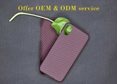 중국 빨간색 능직물 작풍 아이폰 x를 위한 진짜 Aramid 섬유 전화 상자 판매용