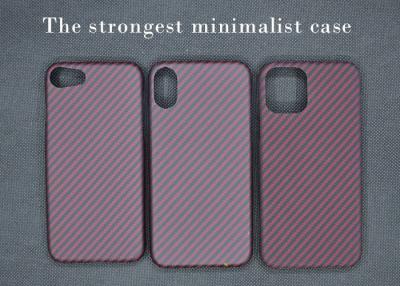 중국 아이폰 SE를 위한 종이 처럼 얇은 광택이 없는 Aramid 섬유 전화 상자 판매용