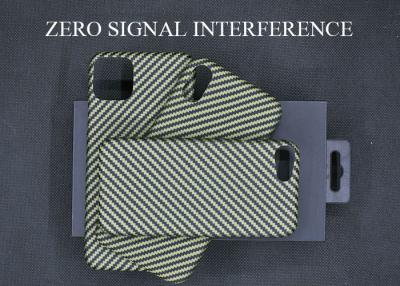 중국 아이폰 SE 노란 경량 Aramid 섬유 전화 상자 판매용