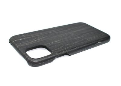 Cina IPhone 11 inciso leggero pro Max Wood Case del ghiaccio nero in vendita