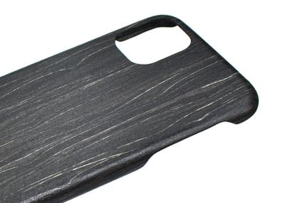 Cina IPhone 11 inciso leggero pro Max Wood Case del ghiaccio nero in vendita