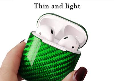 China Caso real confortável de Airpods da fibra do carbono da anti queda à venda