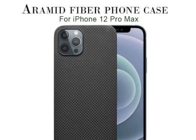 중국 전방위 보호 검은 평직 아이폰 12 아라미드 섬유 표면 탄소양 건 판매용