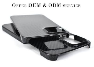 Cina IPhone 12 lucido Mini Aramid Fiber Phone Case di rivestimento in vendita