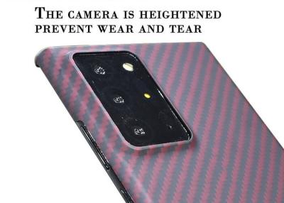 China Deixe cair a caixa resistente do telefone da fibra de Aramid do Samsung Note 20 de 0.65mm à venda