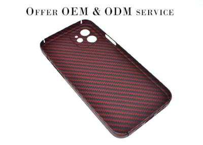 China Matte Surface 0.65mm Aramid Fibre Phone Case For iPhone 12 for sale