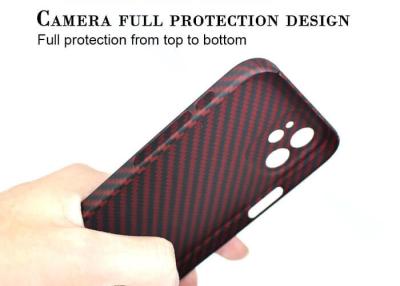 China Matte Surface 0.65mm Aramid Fibre Phone Case For iPhone 12 for sale