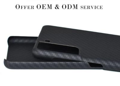China Samsung S21 Half Cover Aramid Fiber Phone Case Carbon Case for sale