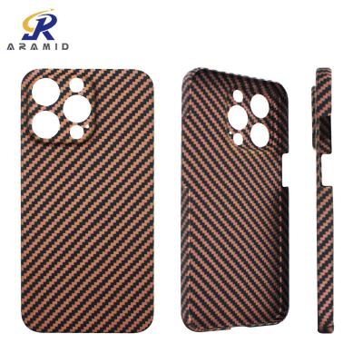 China Caso feito sob encomenda do telefone celular de Logo Eco Friendly Aramid Fiber para o iPhone 13 à venda