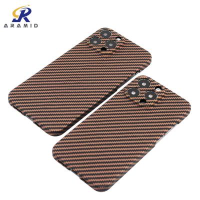 China Caso feito sob encomenda do telefone celular de Logo Eco Friendly Aramid Fiber para o iPhone 13 à venda