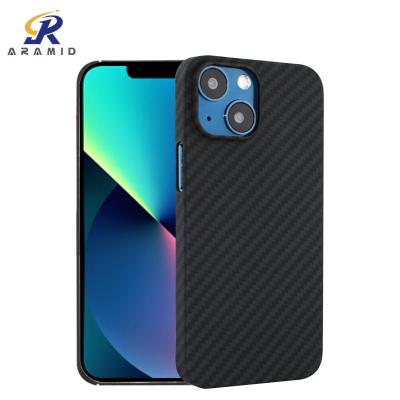 중국 iPhone 13 Aramid Fiber Kevlar 모바일 케이스 전체 보호 스크래치 방지 판매용